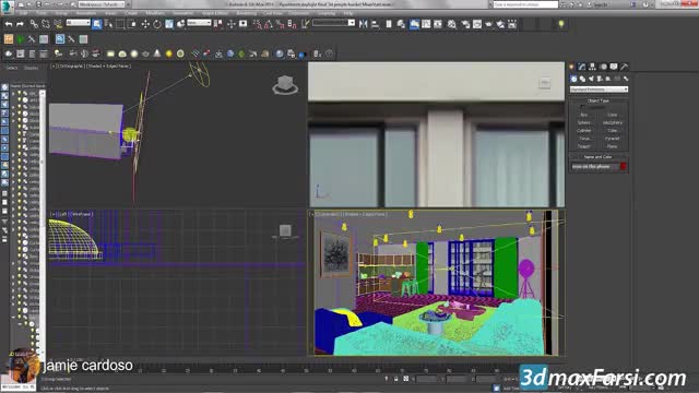 Skillshare 3d People 3ds Max V Ray Photoshop نماشا